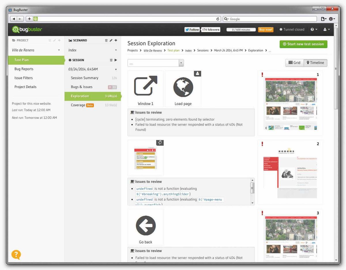 Bugbuster: Web-Apps mit Robotern testen