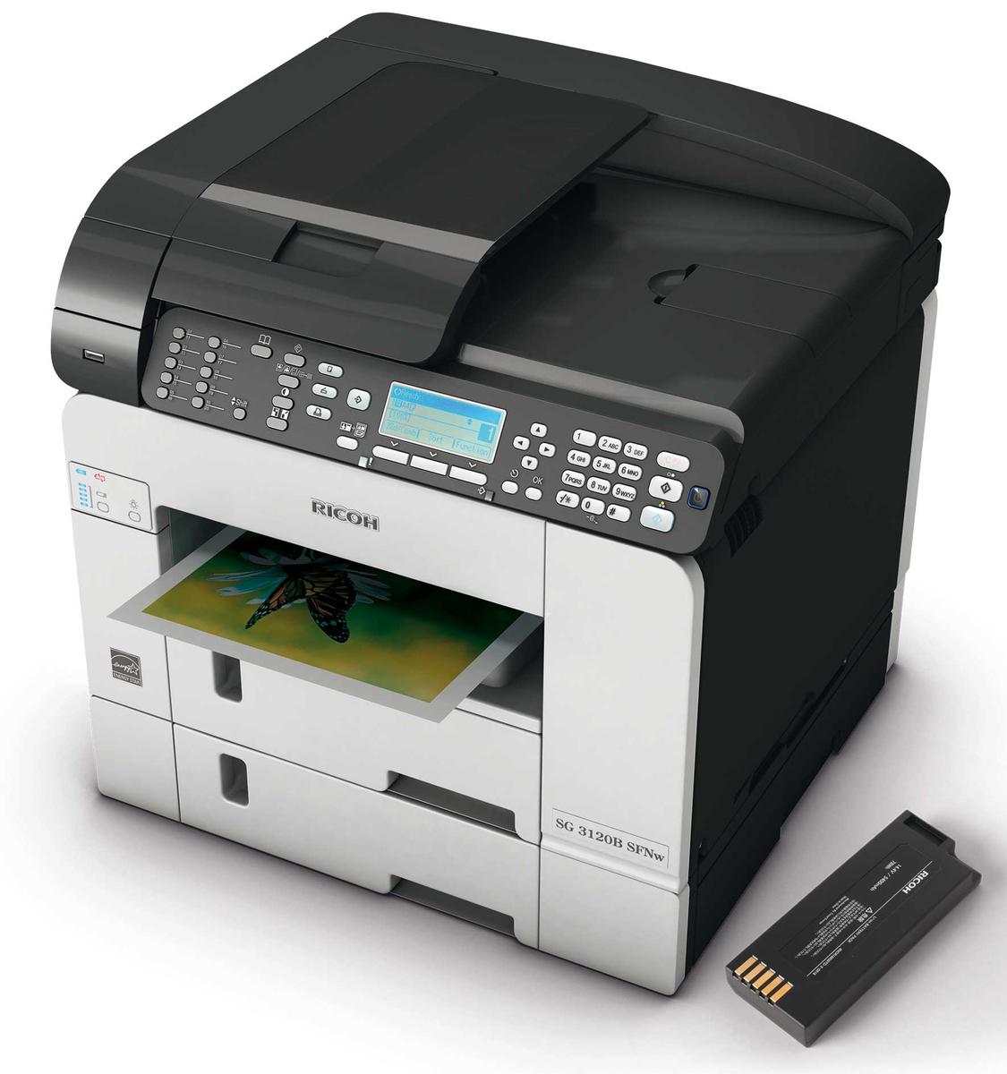 Ricoh SG 3120B SFNw, MP C2003SP/MP, C2503SP: Multifunktionsprinter mit Akku