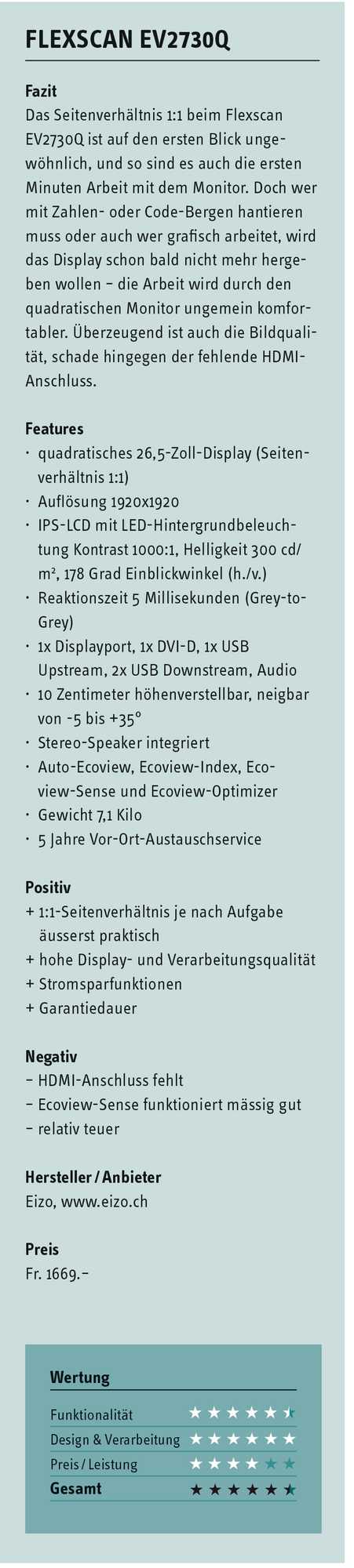 Quadratisch, praktisch, gut