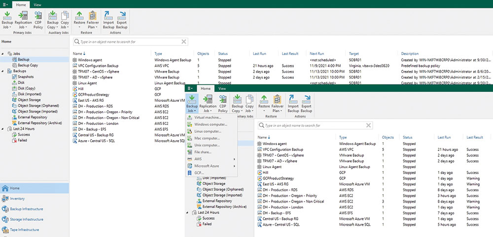 Veeam Backup & Replication v11a: Mehr Schutz für Amazon und Microsoft